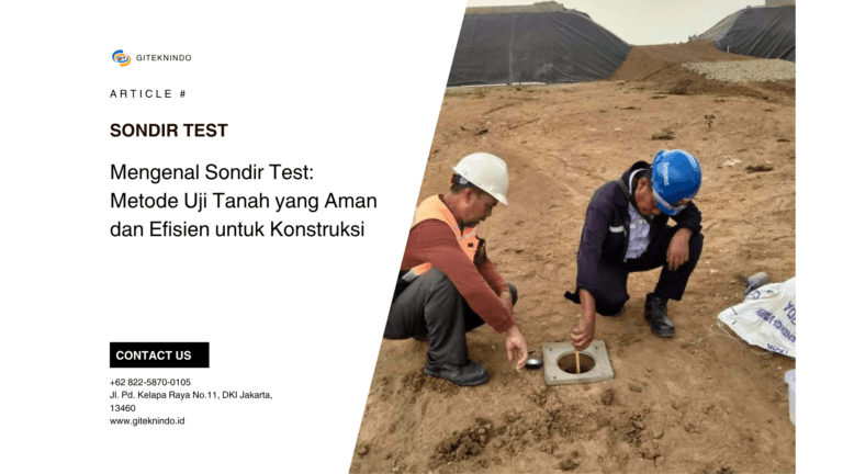 Mengenal Sondir Test: Metode Uji Tanah yang Aman dan Efisien untuk ...