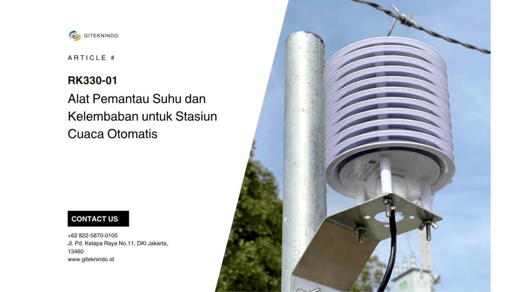 Alat Pemantau Suhu dan Kelembaban untuk Stasiun Cuaca Otomatis