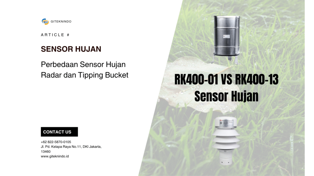 Perbedaan Sensor Hujan Radar dan Tipping Bucket