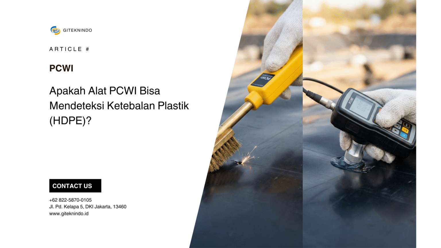 Apakah Alat PCWI Bisa Mendeteksi Ketebalan Plastik (HDPE)?